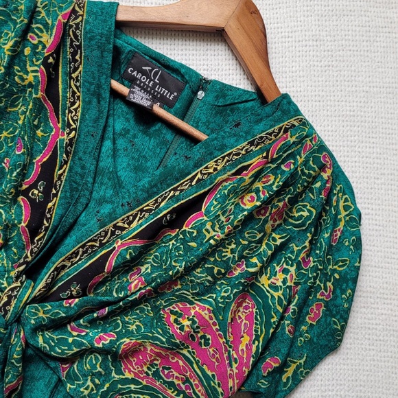 Carole Little | Pants & Jumpsuits | Carol Little Vintage Gypsy Jumpsuit ...